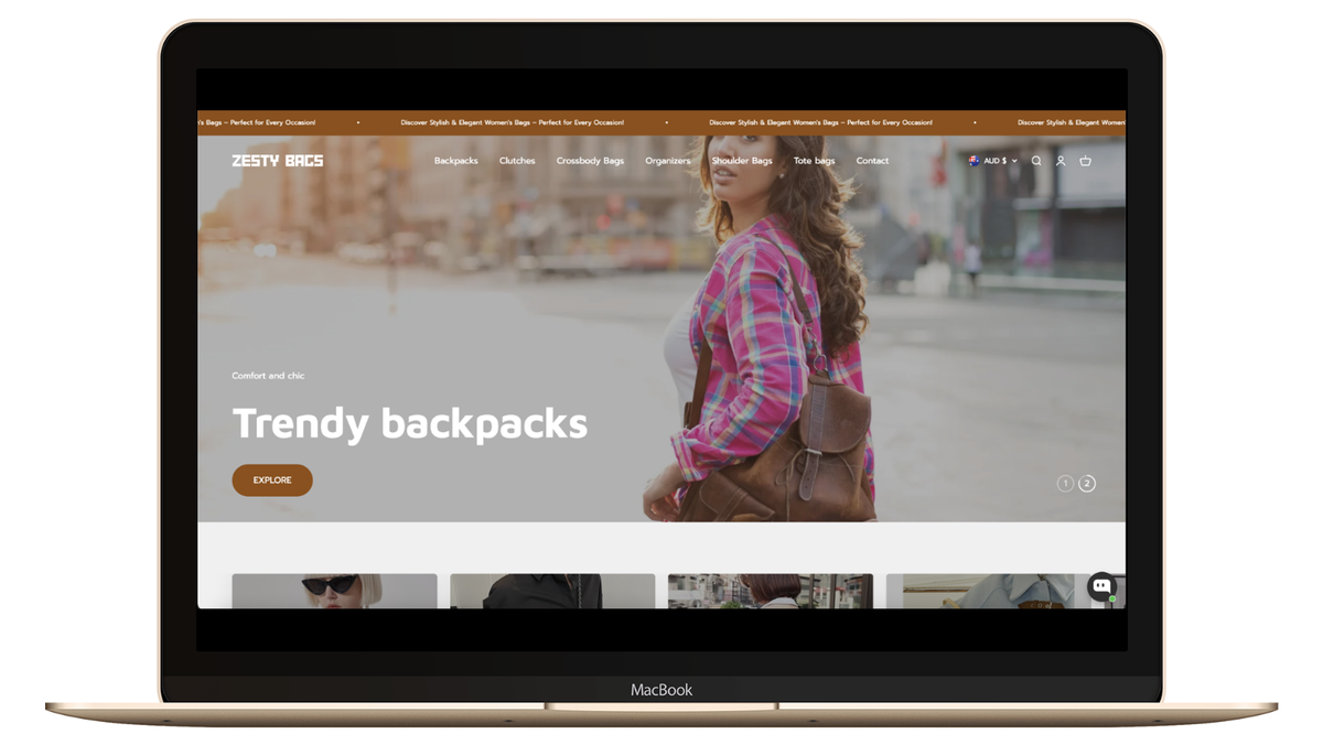 Zesty Bags | Pre-built Dropshipping Store For Sale