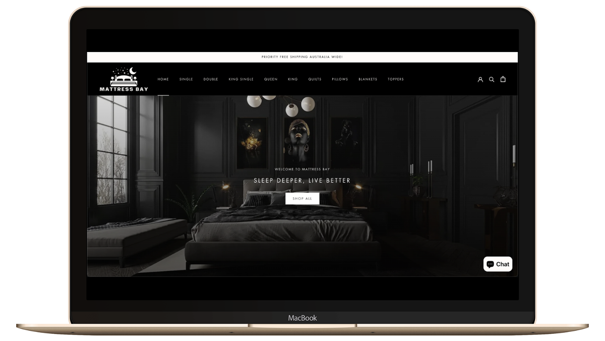 Mattress Bay | Pre-built Dropshipping Store For Sale